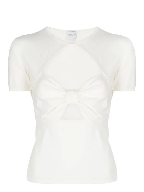Giambattista Valli Short-sleeve Top - White