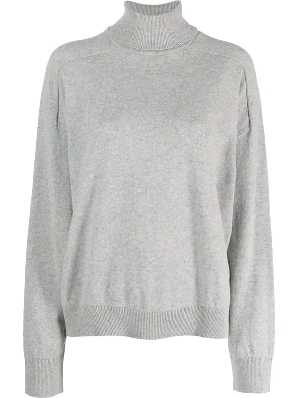 ARMARIUM Mélange-effect Roll-neck Jumper - Grey