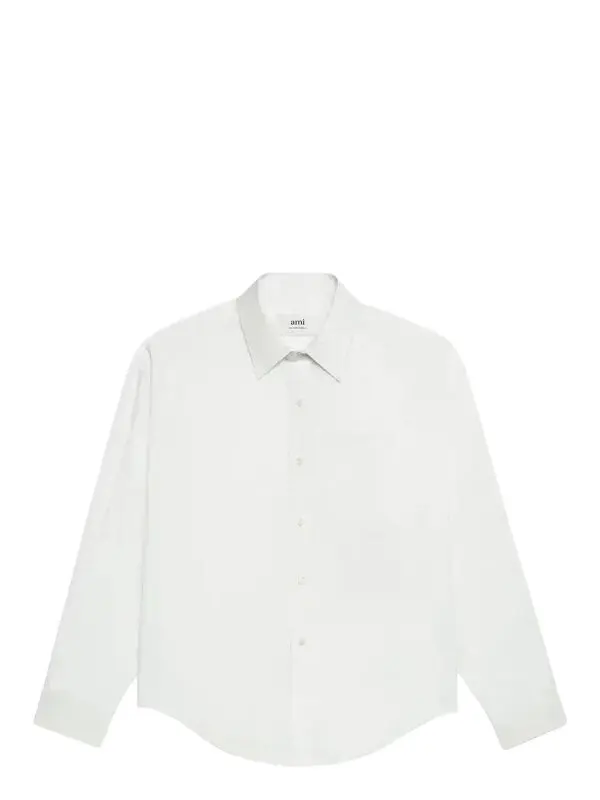 Ami Pocket Long-sleeve Shirt - Neutrals