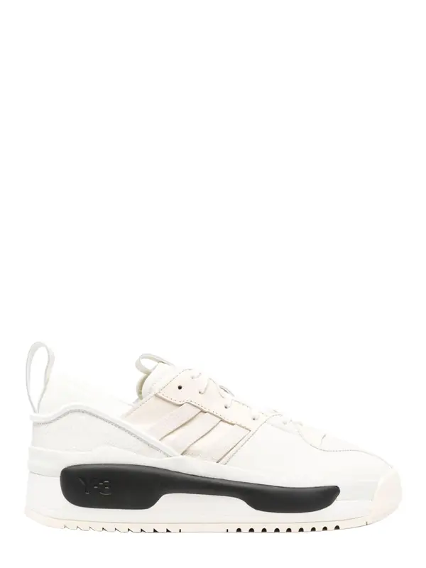 Y3 Rivalry Leather Sneakers - Neutrals