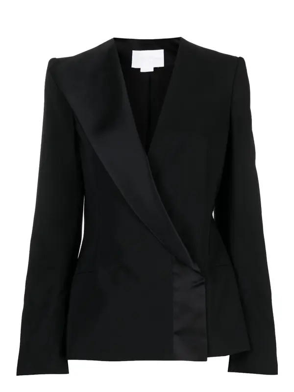 GENNY Single-breasted Blazer - Black