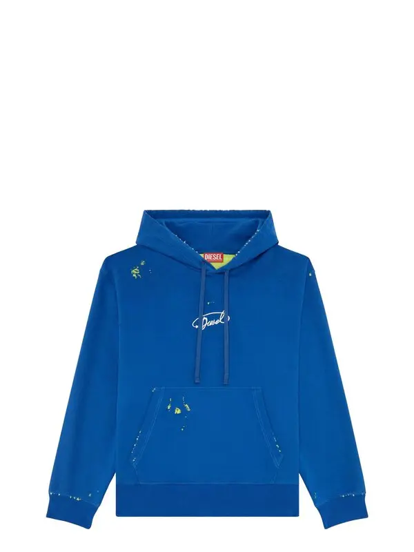 DIESEL® Cotton Hoodie - Blue