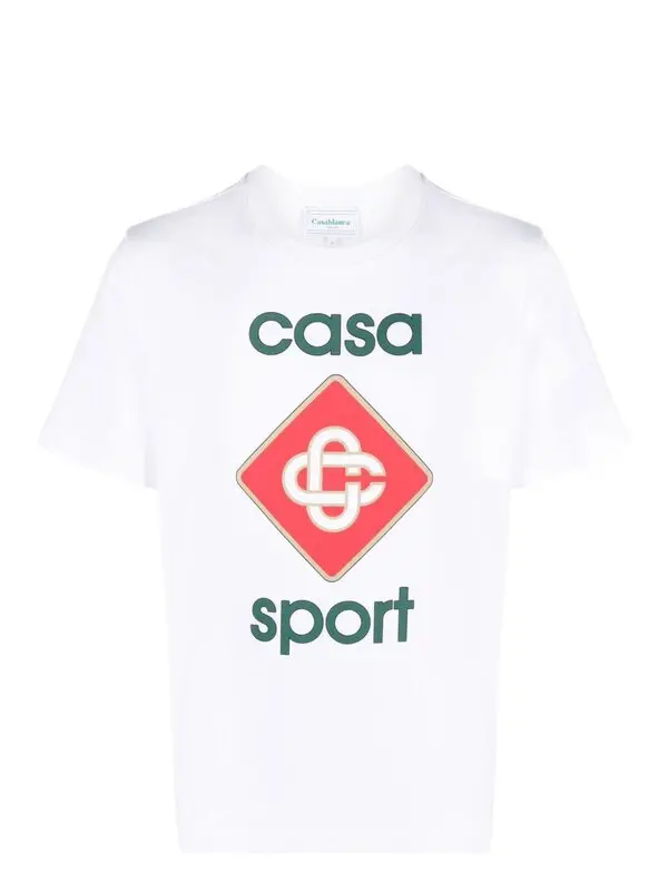 Casablanca Casa Sport Logo T-shirt - White