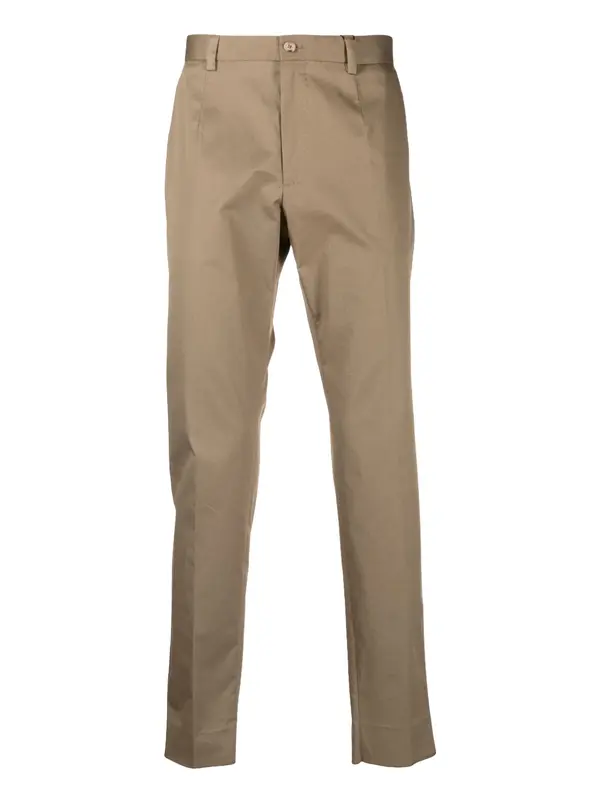 Dolce & Gabbana Linen Chinos - Green
