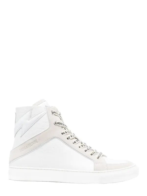 Zadig&Voltaire High-top Panelled Sneakers - White