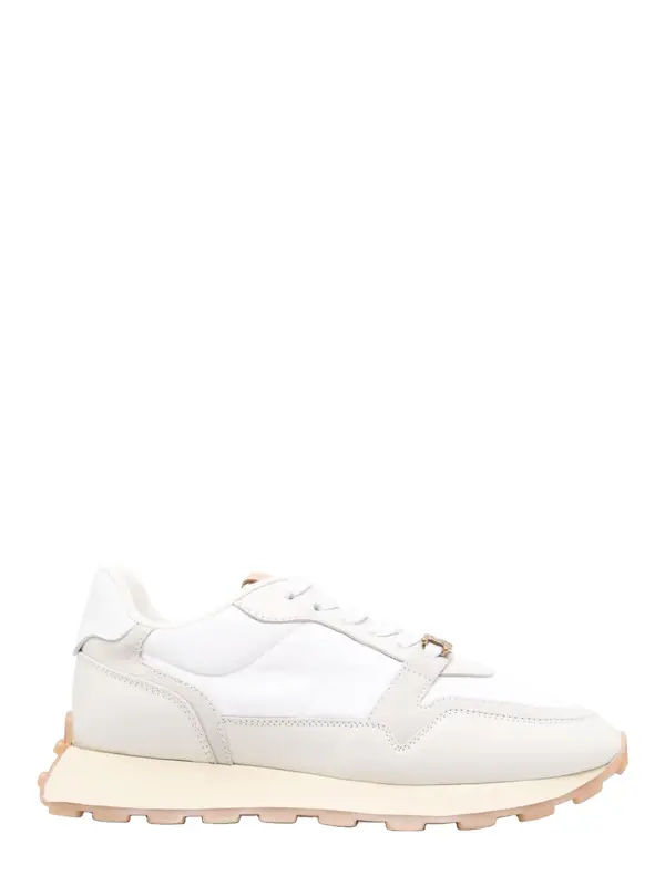 TOD'S Panelled Leather Sneakers - White