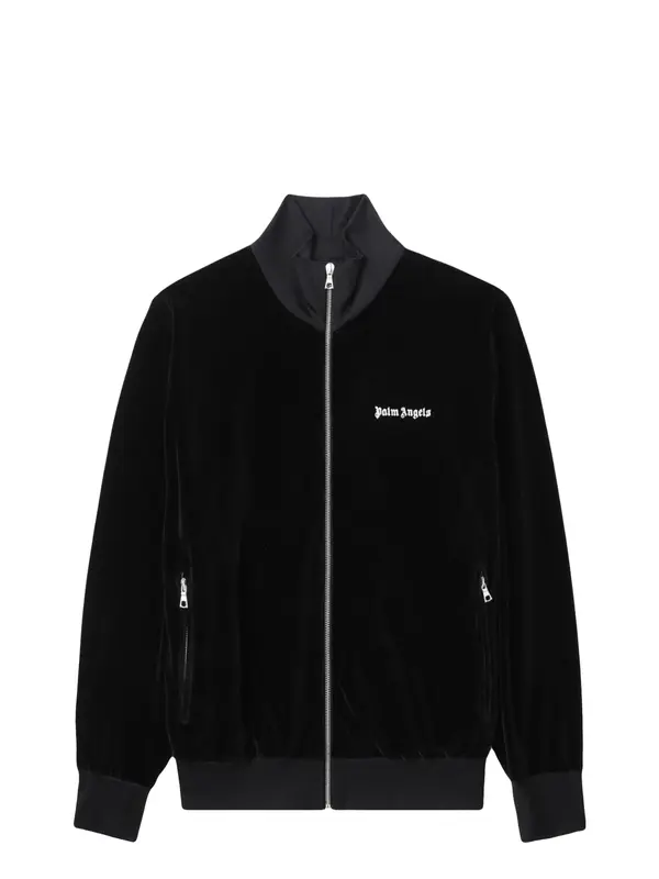 Palm Angels Logo-print Track Jacket - Black