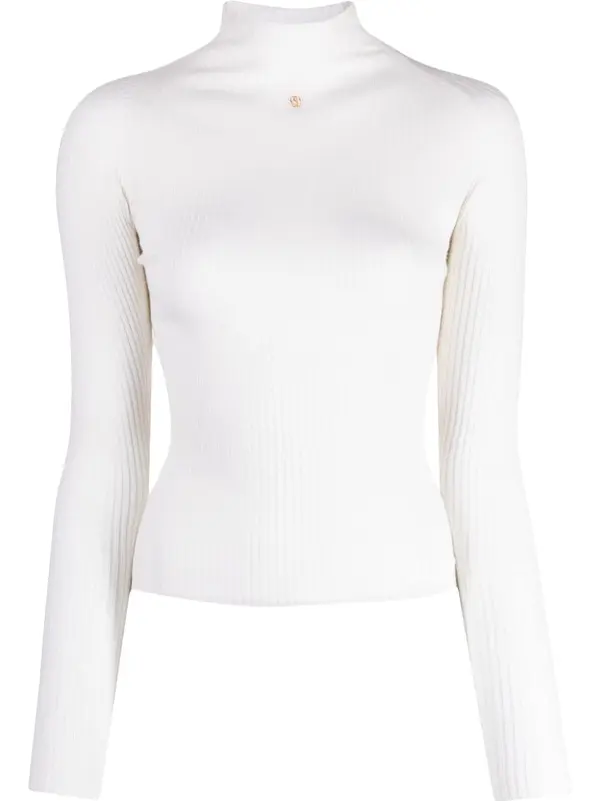 Bally Ribbed-knit Jumper - White