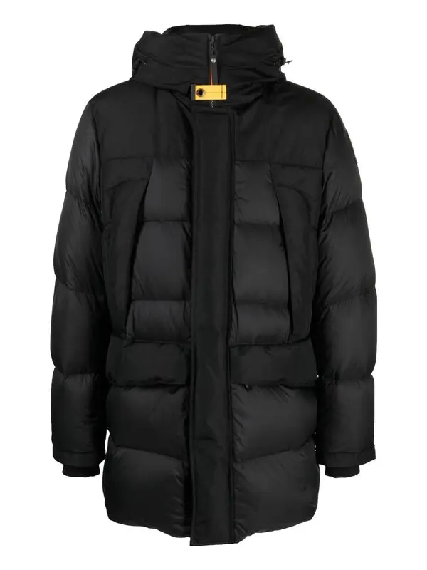 PARAJUMPERS Logo-patch Padded Jacket - Black