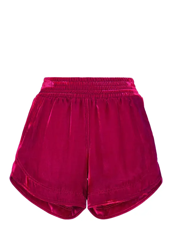 Philipp Plein Velvet Shorts - Pink