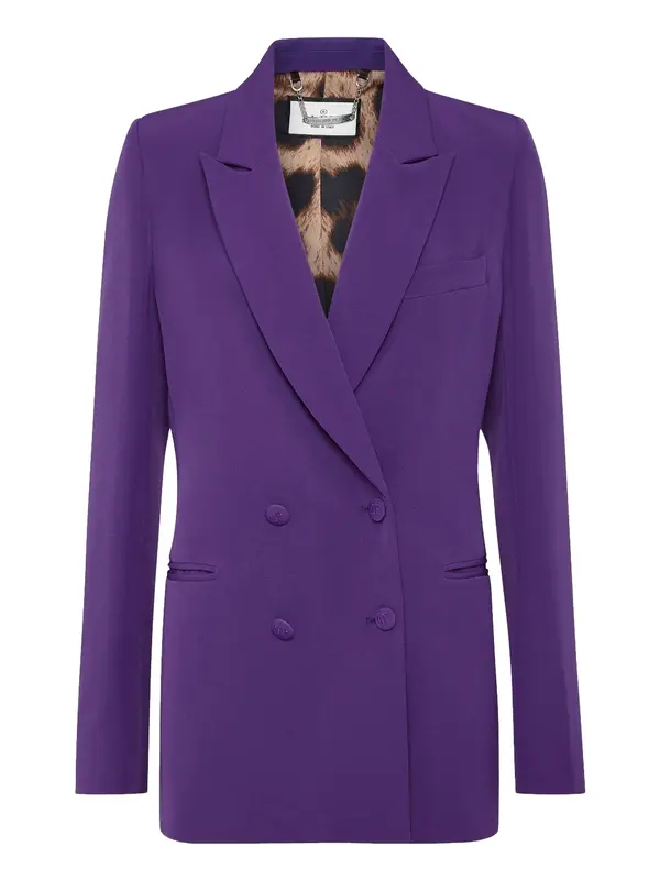 Philipp Plein Cady Double-breast Blazer - Purple