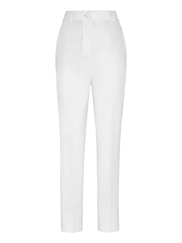 Philipp Plein Cady Office Trousers - White