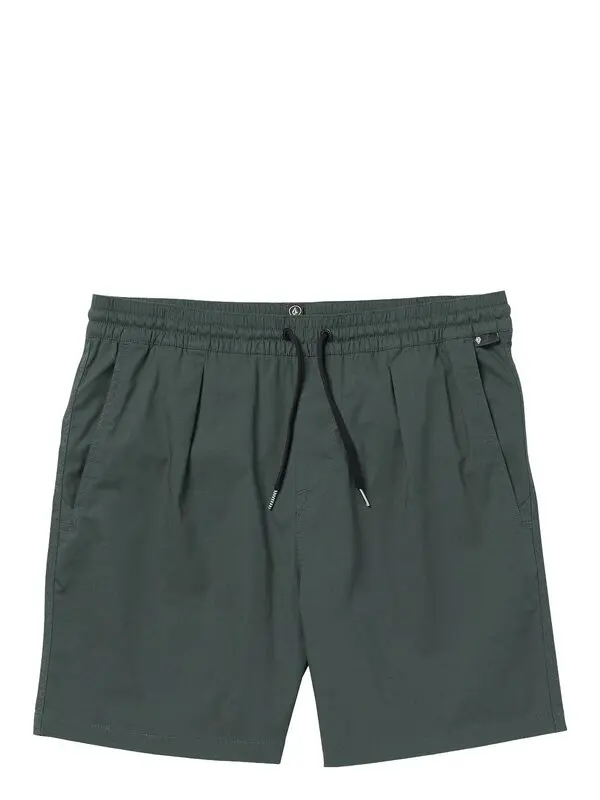 Volcom Villa Rue Drawstring Shorts - Stealth