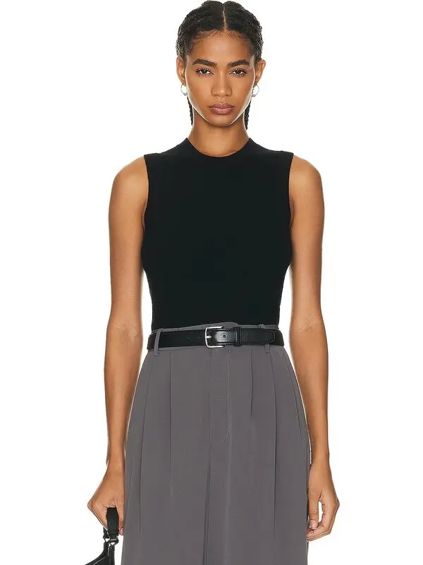 NILI LOTAN May Sweater Top - Black