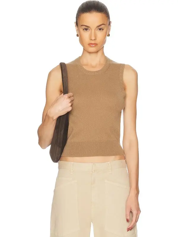 NILI LOTAN May Sweater Top - Tan