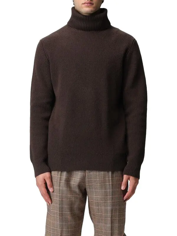 BALLANTYNE Turtleneck Sweater - Tobacco