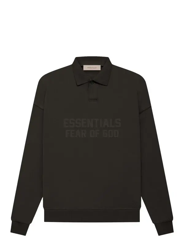 Fear Of God Long-sleeve Polo - Black