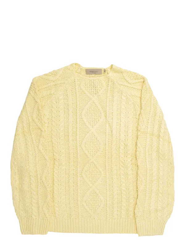 Fear Of God Cable Knit - Yellow