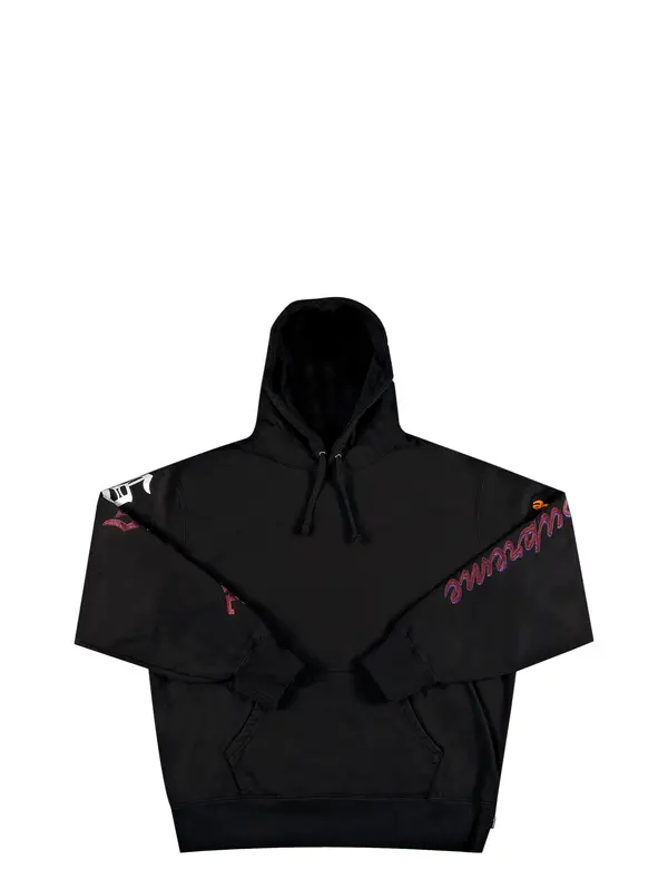 Supreme Multi Logo Hooded Sweatshirt - Black