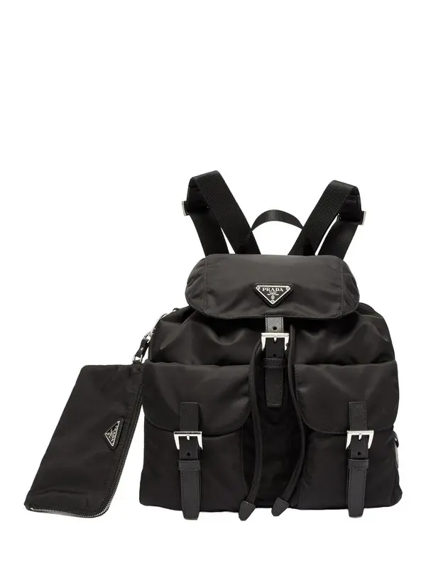 Prada Re-nylon Backpack - Black