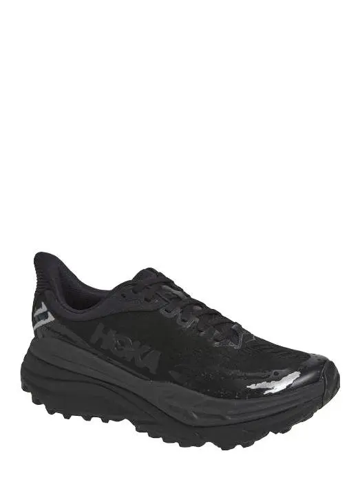 Hoka Stinson Atr Lace-up Sneakers - Black / Black