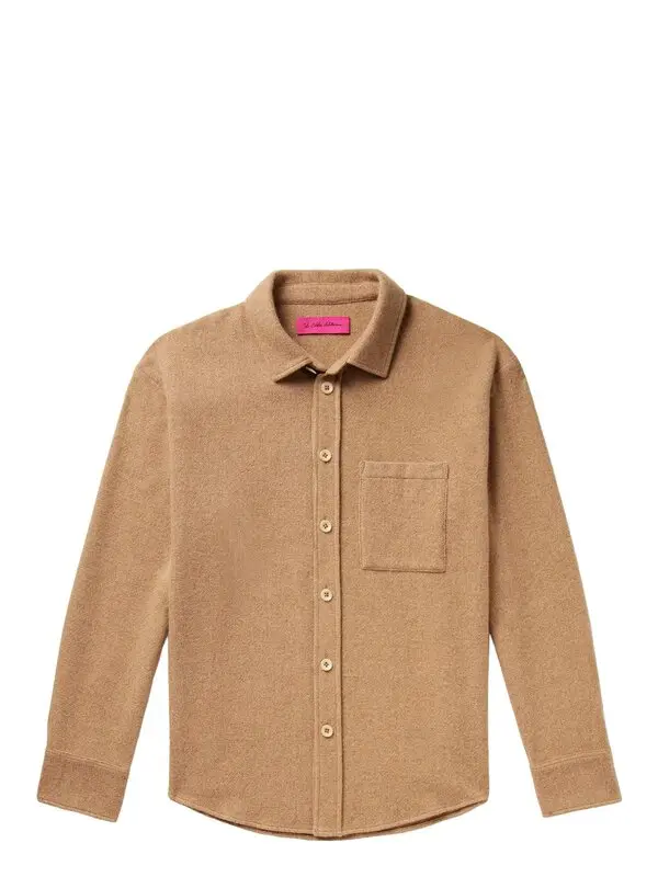 THE ELDER STATESMAN Cashmere Overshirt - Brown