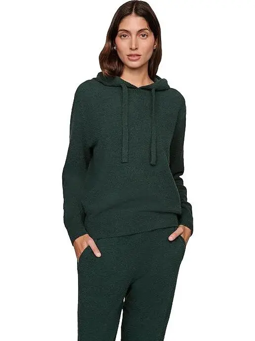 Eberjey Recycled Boucle Hoodie - Green