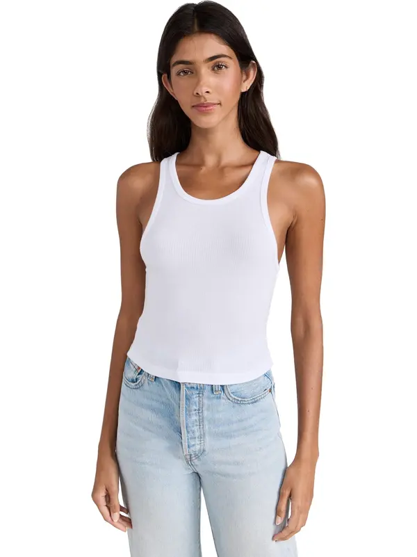 Cotton Citizen Verona Crop Tank - White