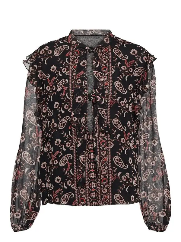 Giambattista Valli Printed Silk Blouse - Multicoloured