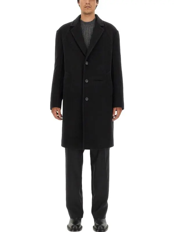 Alexander McQueen Single-breasted Coat - Black