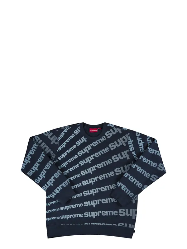 Supreme Radial Crewneck - Blue