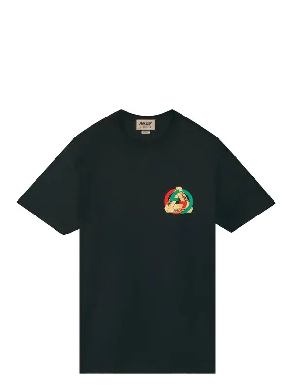 Gucci X Palace Printed Heavy Cotton Jersey T-shirt - Black