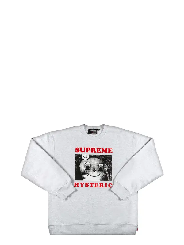 Supreme X Hysteric Glamour Crewneck - Grey