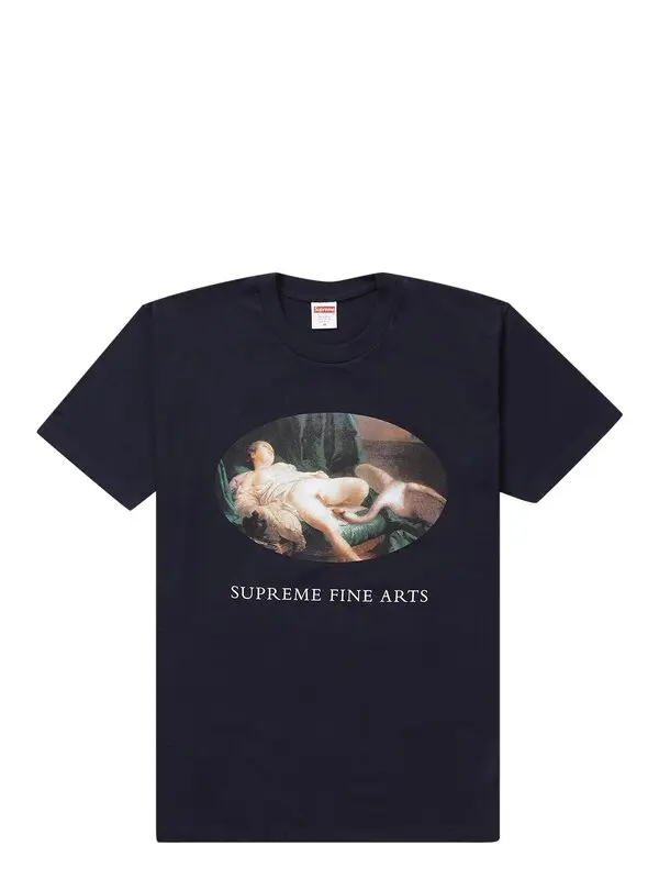 Supreme Leda And The Swan Tee 'navy - Blue