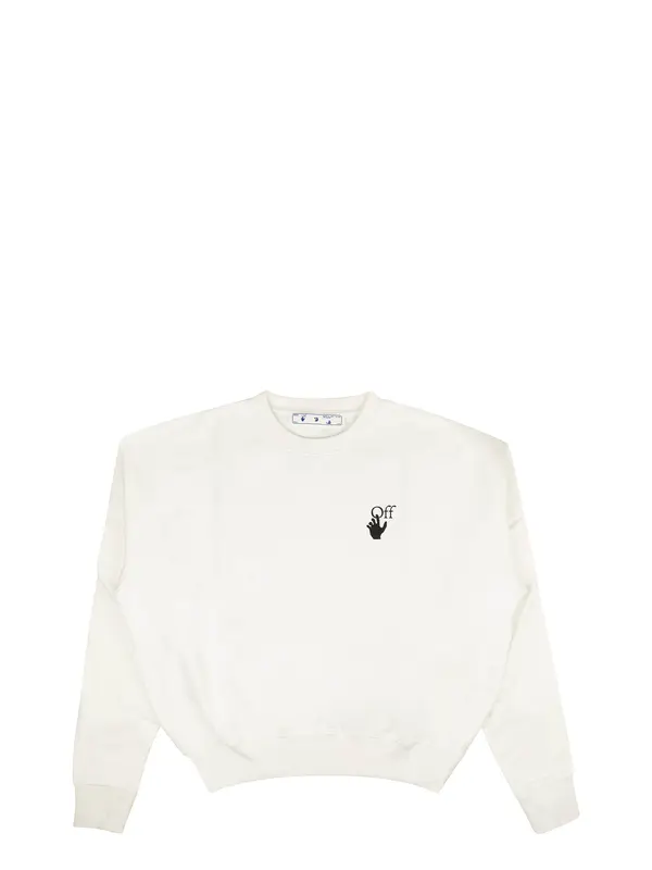 Off-White Bubble Arrow Over Crewneck - White