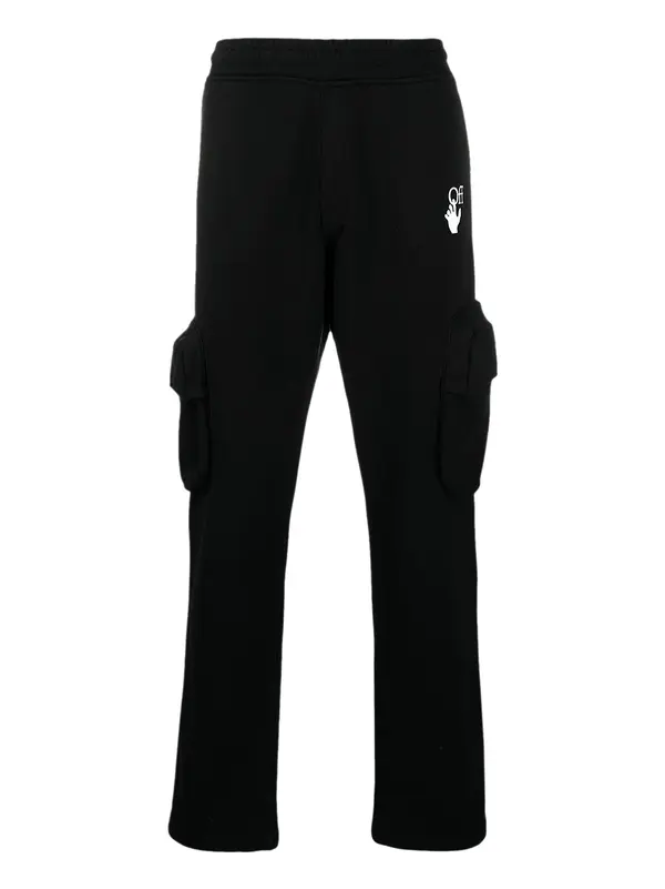 Off-White Marker Cargo Sweatpant /fuchsia - Black