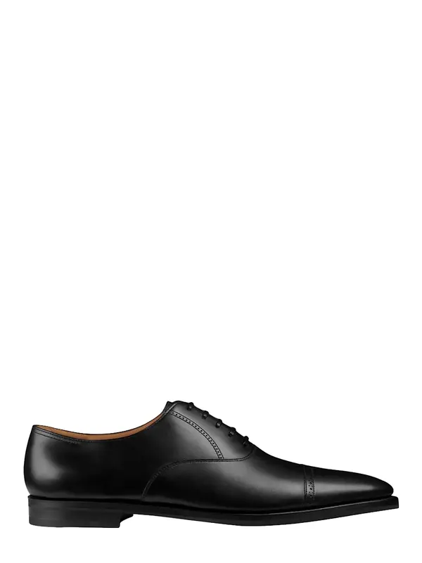John Lobb Bristol Leather Oxford Loafers - Black