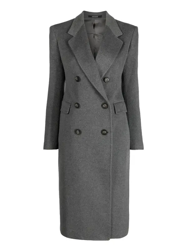 Tagliatore Double-breasted Cashmere Coat - Grey