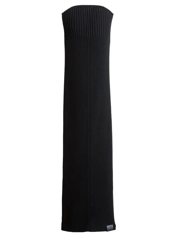 Marc Jacobs Ribbed Knit Tube Dress - Black