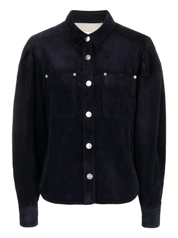 MARANT ETOILE Renata Corduroy Shirt - Blue