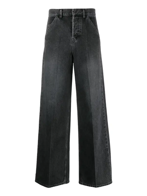 PETAR PETROV Longest Day Wide-leg Jeans - Black