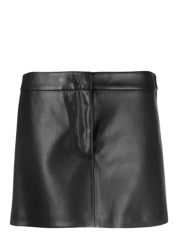BLANCA VITA Low-rise Mini Skirt - Black