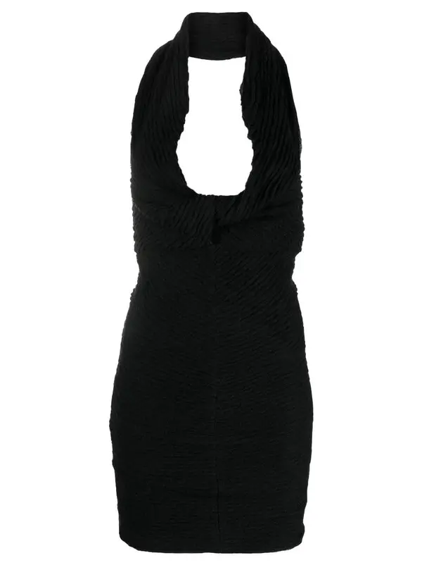 IRO PARIS Oxanne Twist-detail Halterneck Minidress - Black