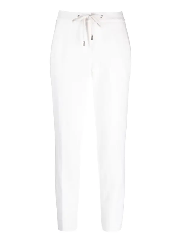 Peserico Drawstring-waist Track Trousers - White