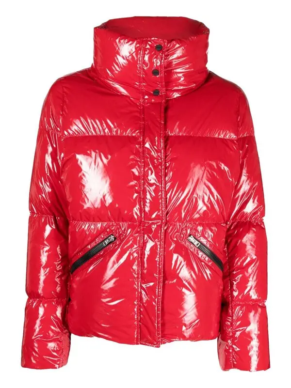 Herno Padded Funnel-neck Jacket - Red