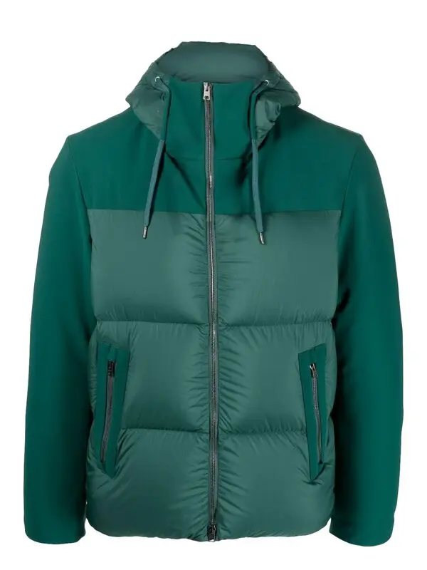 Herno Padded Hooded Down Jacket - Green