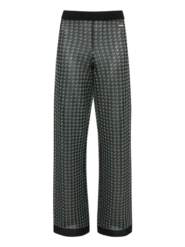 JW Anderson Check-pattern Trousers - Black