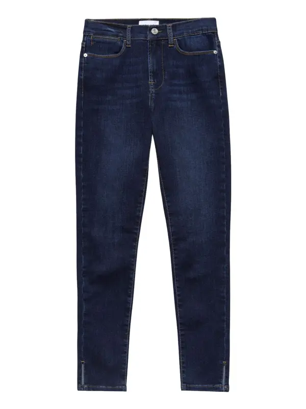 FRAME High-rise Skinny Jeans - Blue