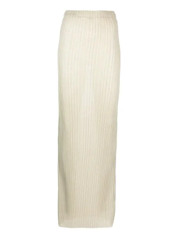 LUDOVIC DE SAINT SERNIN Pleated Maxi Skirt - Green