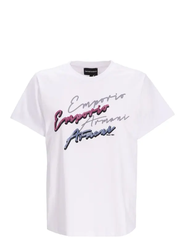 Emporio Armani Logo-print T-shirt - White